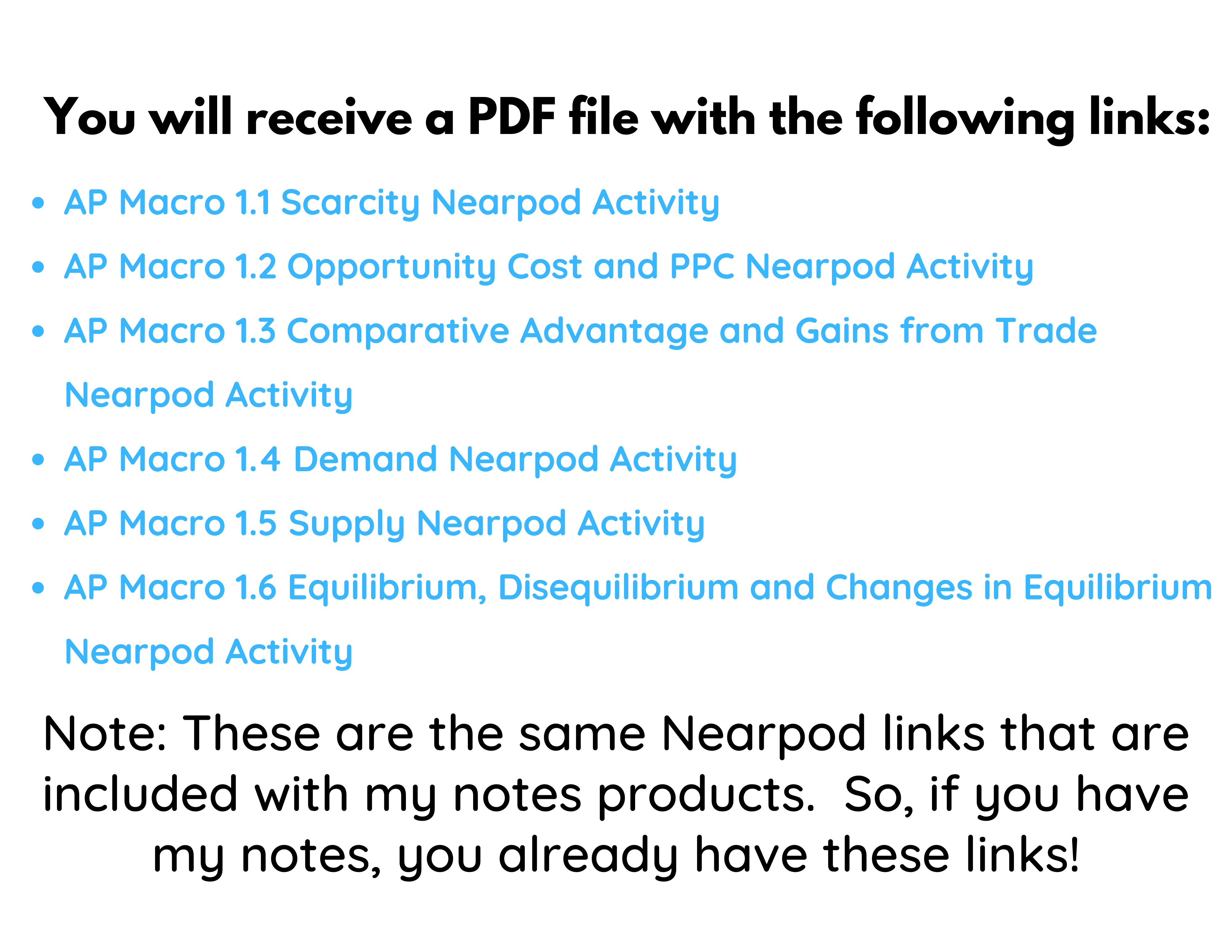 AP Macroeconomics Unit 1 Interactive Activities | Nearpods - Michelle Wood