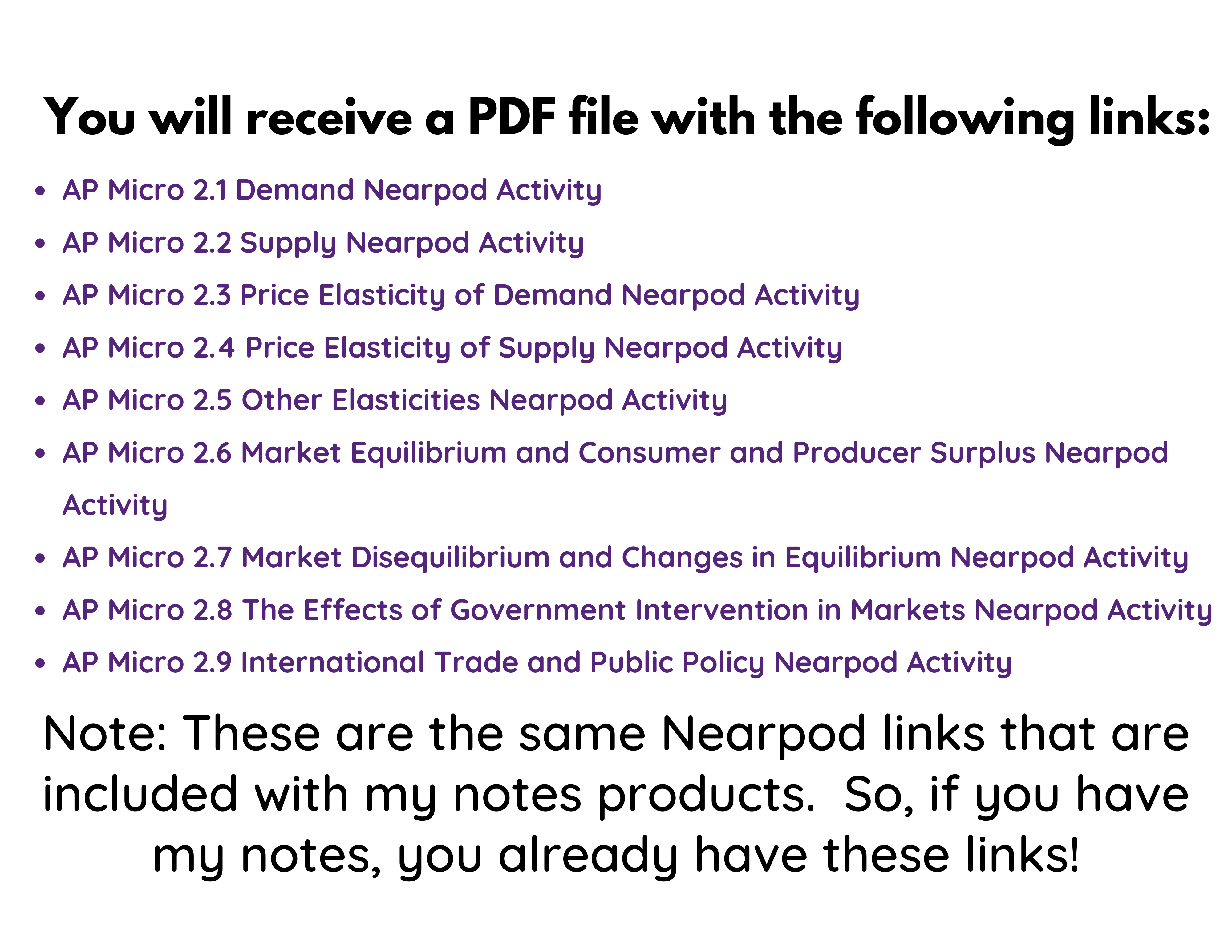 AP Microeconomics Unit 2 Interactive Activities | Nearpods - Michelle Wood