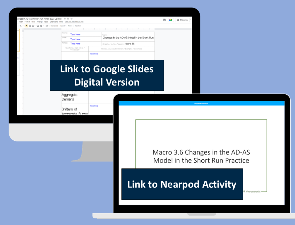 Macro 3.6 Changes in the AD-AS Model in the Short Run Cornell Notes ...