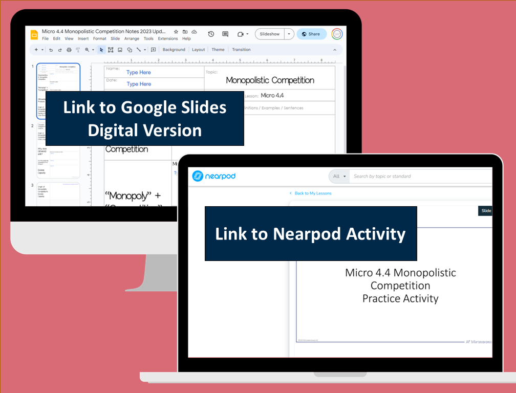Micro 4.4 Monopolistic Competition Notes - Michelle Wood
